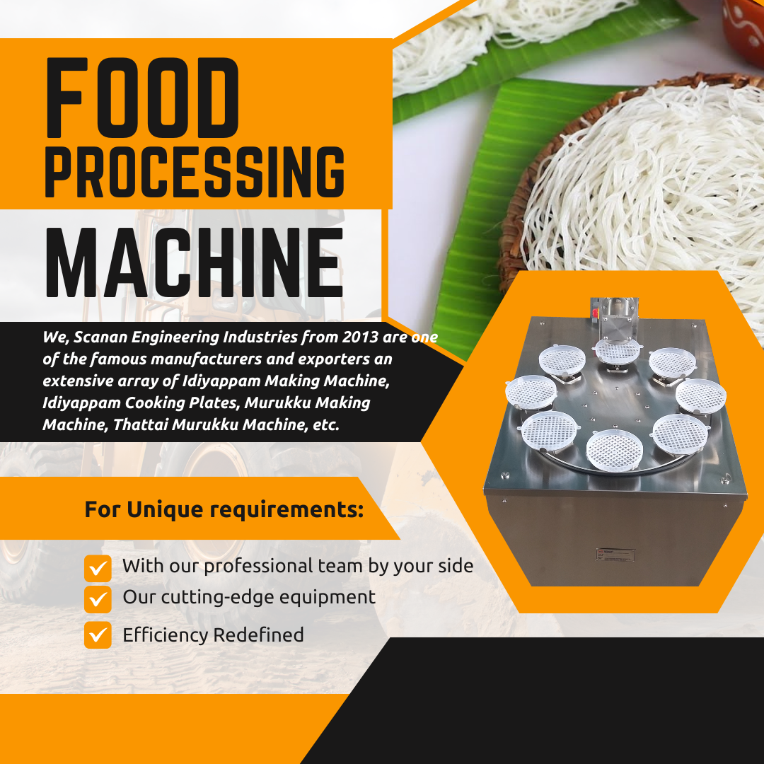 Introducing Latest Idiyappam Machine Manufacturer - Scanan